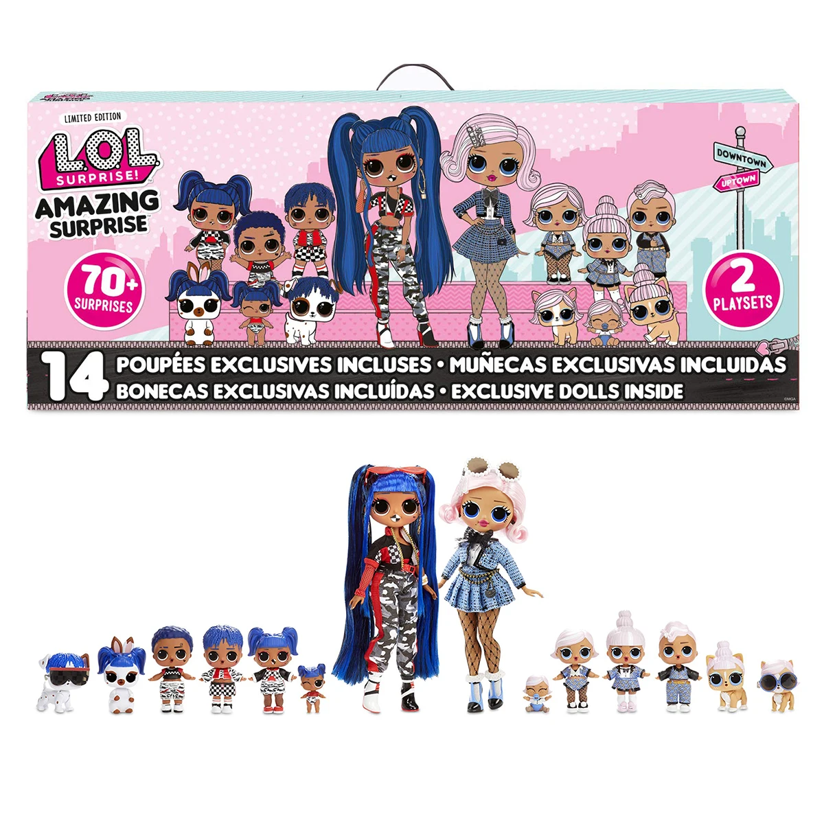 LOL Surprise Amazing Surprise 70+ Surprises 14 Exclusive Dolls 2 ...