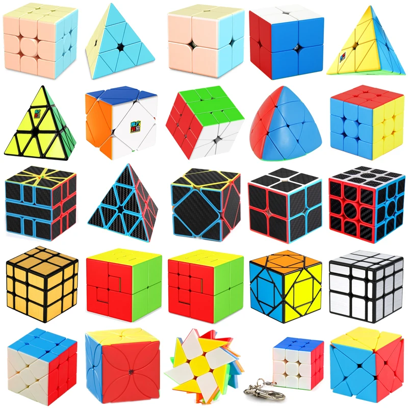 MOYU-Meilong-Series-Professional-Speed-Magic-Cube-2x2-3x3-Pyramid-SQ1-Puzzle-Magic-Cube ...