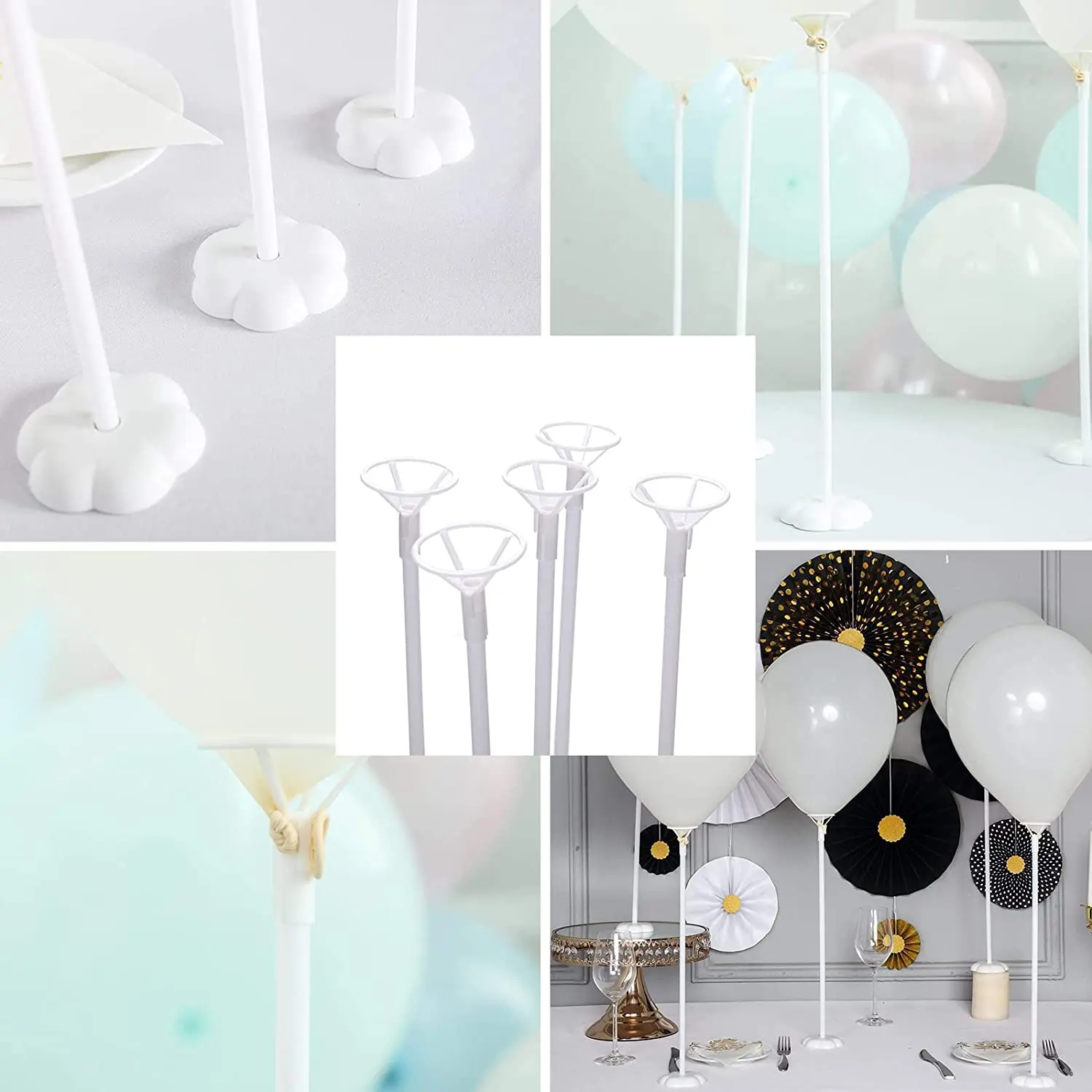 Stick And Balloon Centerpiece Base Balloons Stand Kit Table
