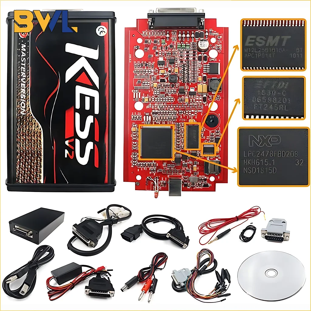 3PCS-Ecu-Chip-Tuning-For-KESS-V5-017-Online-V2-v2-80-Car-Accessor-Red ...
