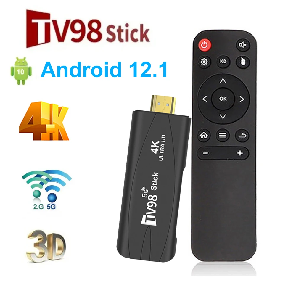 Mini-TV-Stick-Android-12-Home-theater-Media-Player-2GB-16GB-compatible ...