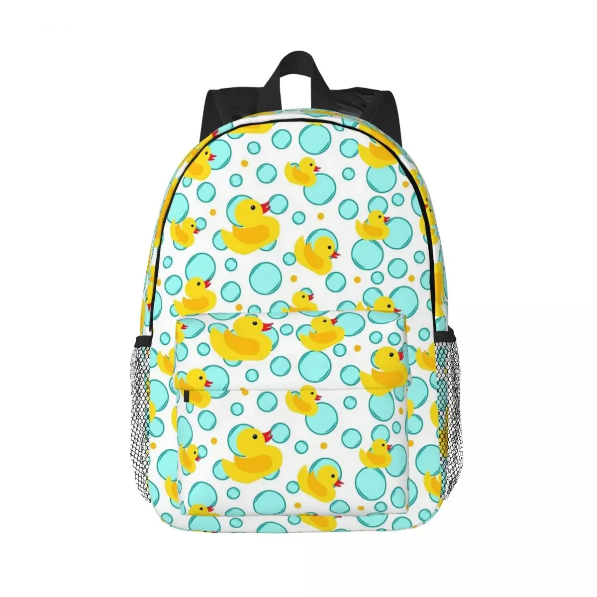 Yellow-Rubber-Ducks-And-Bubbles-Bathtime-Backpacks-Boys-Girls-Bookbag ...