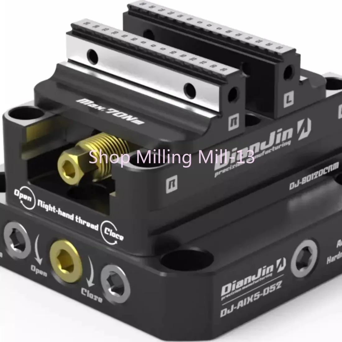 4-5-Axis-Fixture-Self-centering-Vise-Positive-Paired-with-Zero-Point ...