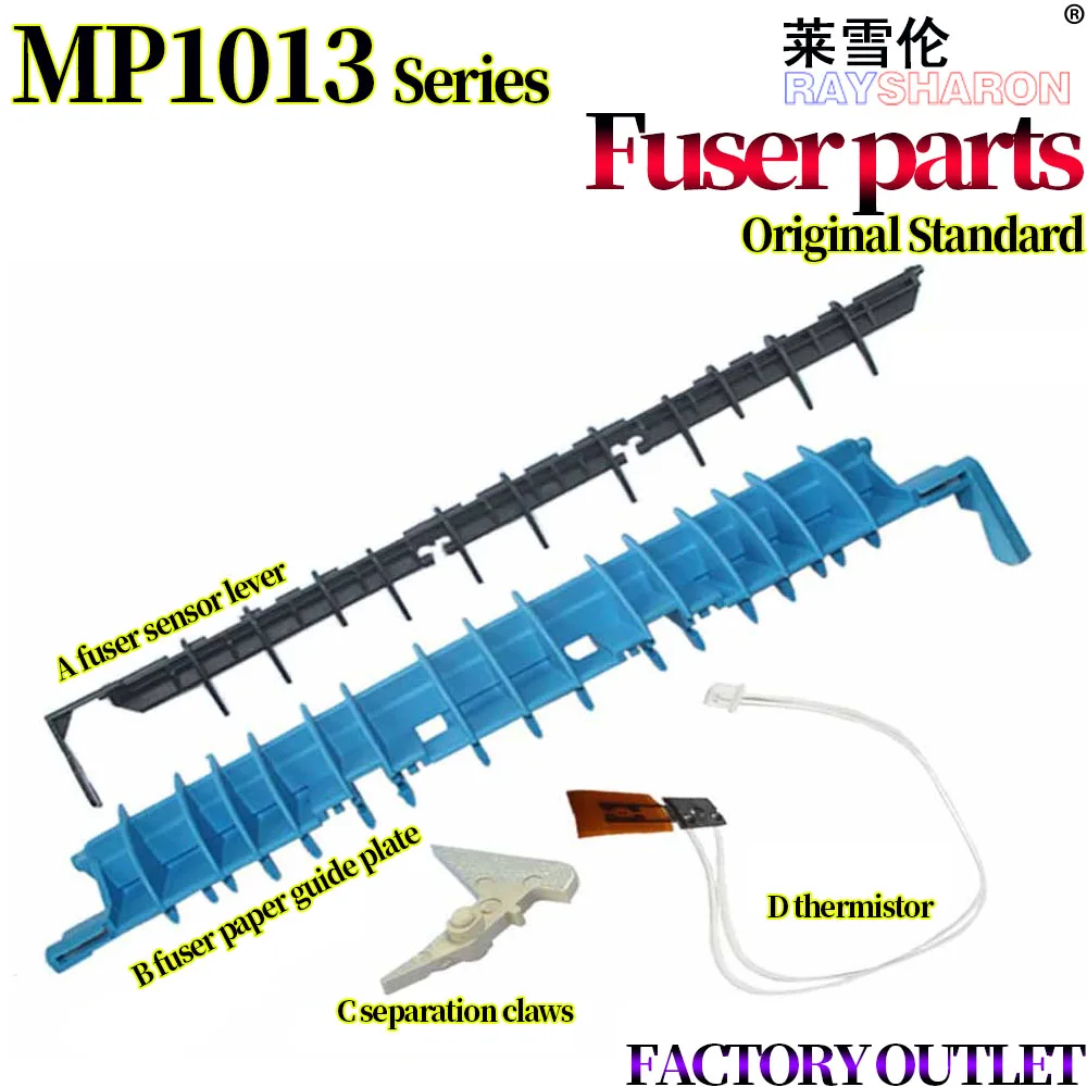 Placa guía fusor/termistor/selector de dedo para Ricoh MP 1515 1270 ...