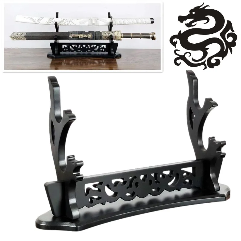 Dragon-Katana-Stand-Holder-Wooden-Sword-Shelf-Rack-Support-Display ...