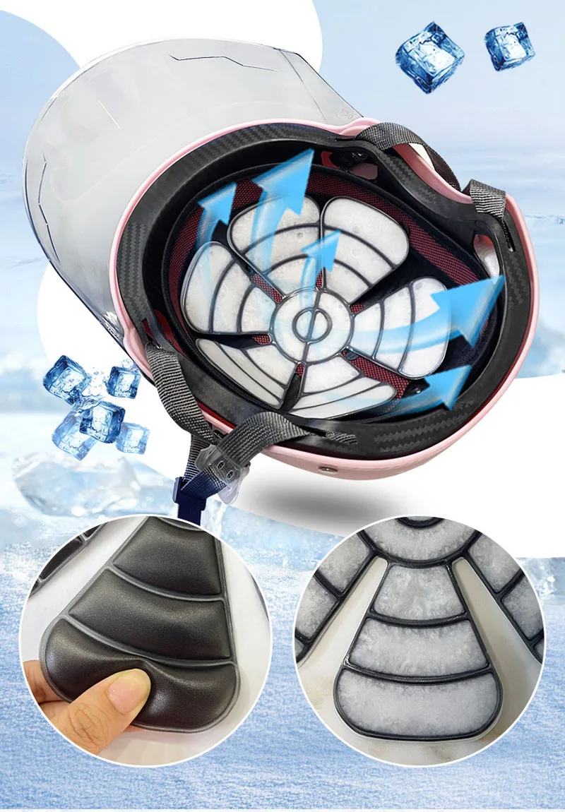 Foldable Ice Pack Cold Packs Heads Ice Pack Hat Cooling Multi ...
