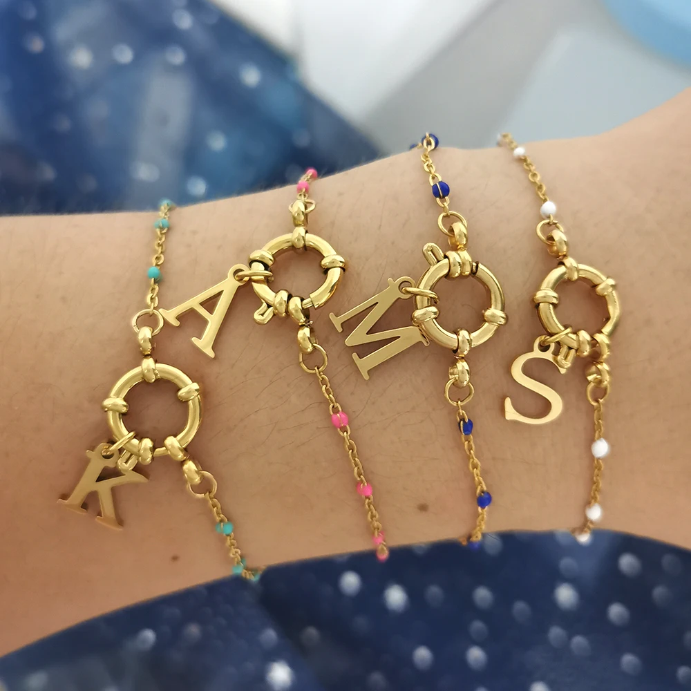 QMHJE-pulsera-de-acero-inoxidable-con-cierre-de-ancla-para-mujer-cadena ...