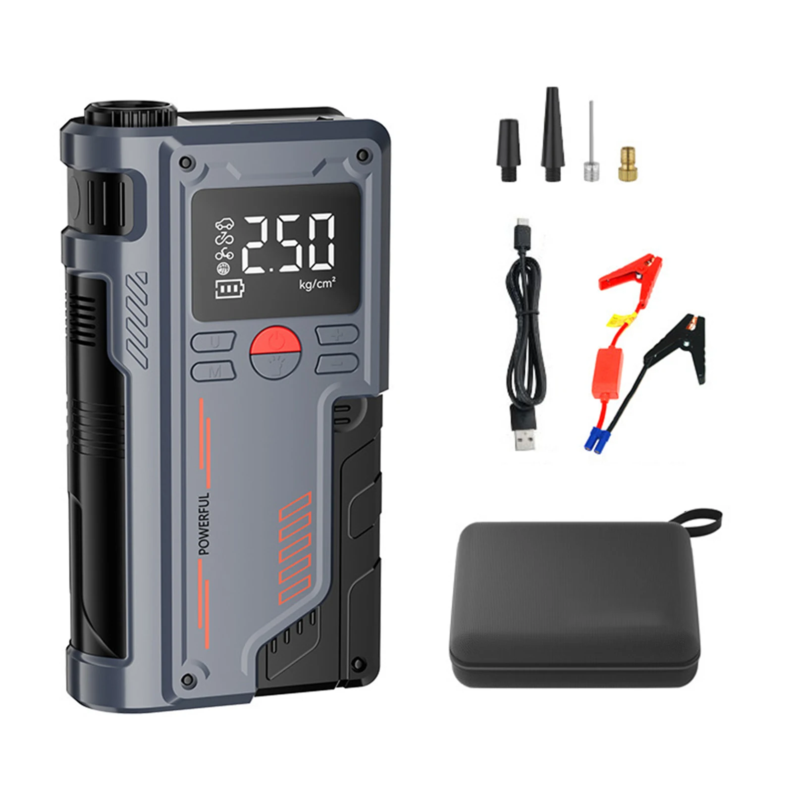 14-8V-Tire-Inflator-Car-Emergency-Power-Jump-Starter-1000A-Peak ...