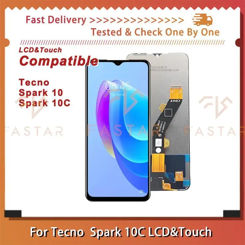 Pantalla LCD de 6,6 pulgadas para teléfono móvil, montaje de digitalizador táctil, reparación ...