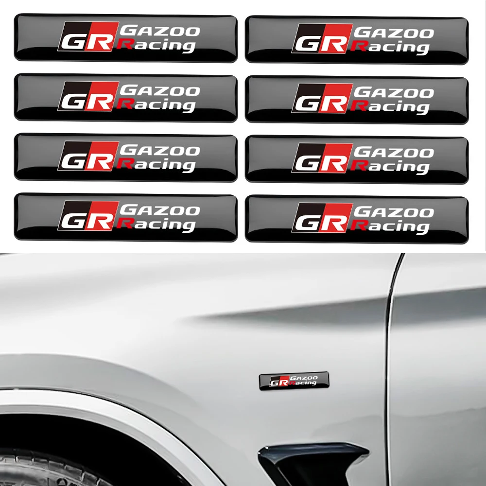 2-5-10pcs-New-GR-GAZOO-RACING-Badge-Car-Interior-Exterior-Epoxy ...