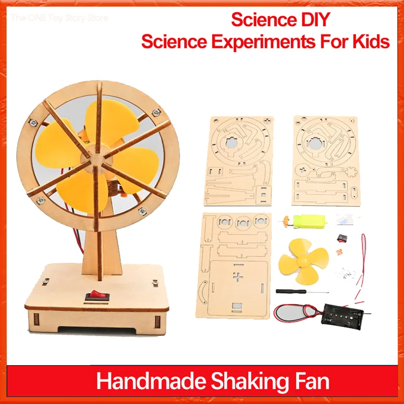 Children-s-Handmade-Diy-Electric-Shaking-Fan-Scientific-Education ...