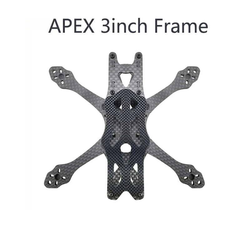 APEX-Mini-3-Inch-150mm-Carbon-Fiber-Frame-Kit-with-4MM-Thickness-Arms ...