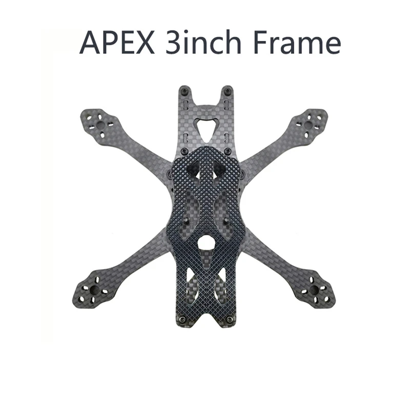 Apex Mini 3 Inch 150mm Carbon Fiber Frame Kit With 4mm Thickness Arms ...