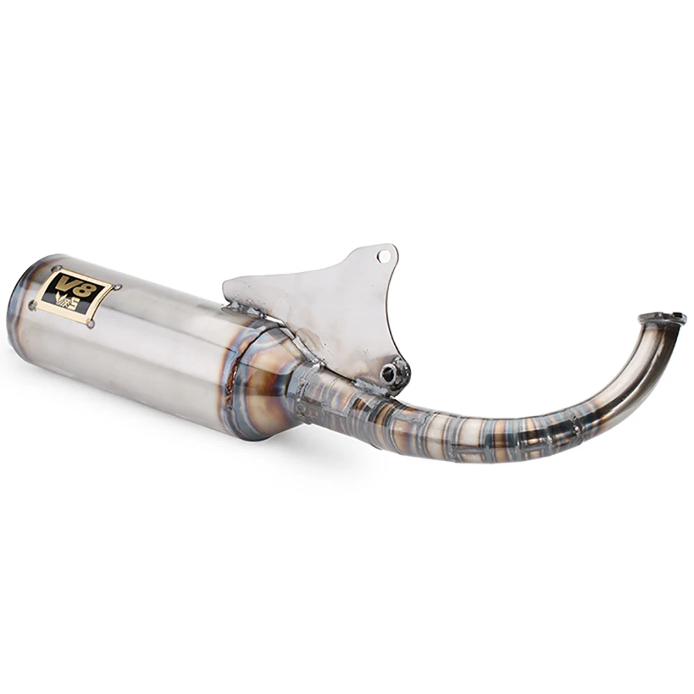 V8 Modified Racing Full Exhaust System For Yamaha Jog2 Jog90 Jog50 Jog ...