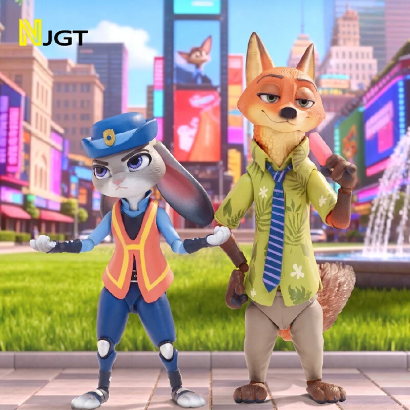 Genuine Zootopia Action Figure Series Blind Box Kawaii Bjd Mystery Box ...