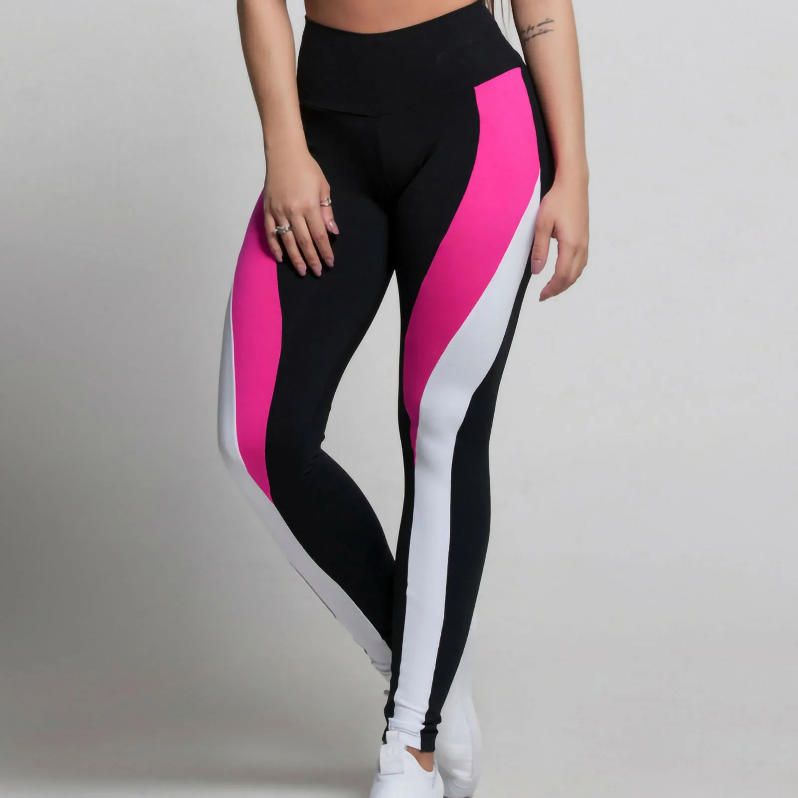 Cal-as-de-compress-o-de-cintura-alta-para-mulheres-leggings-t-rmicas ...