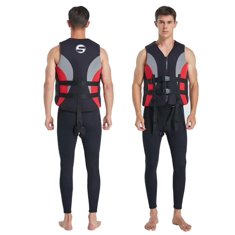 Adult-EPE-Life-Jacket-Swimming-Water-Sports-Equipment-Buoyancy-Vest ...
