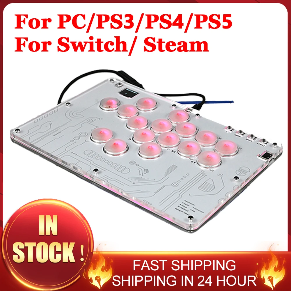 Mando-de-Arcade-Hitbox-teclado-de-juego-de-lucha-Arcade-RGB-controlador ...