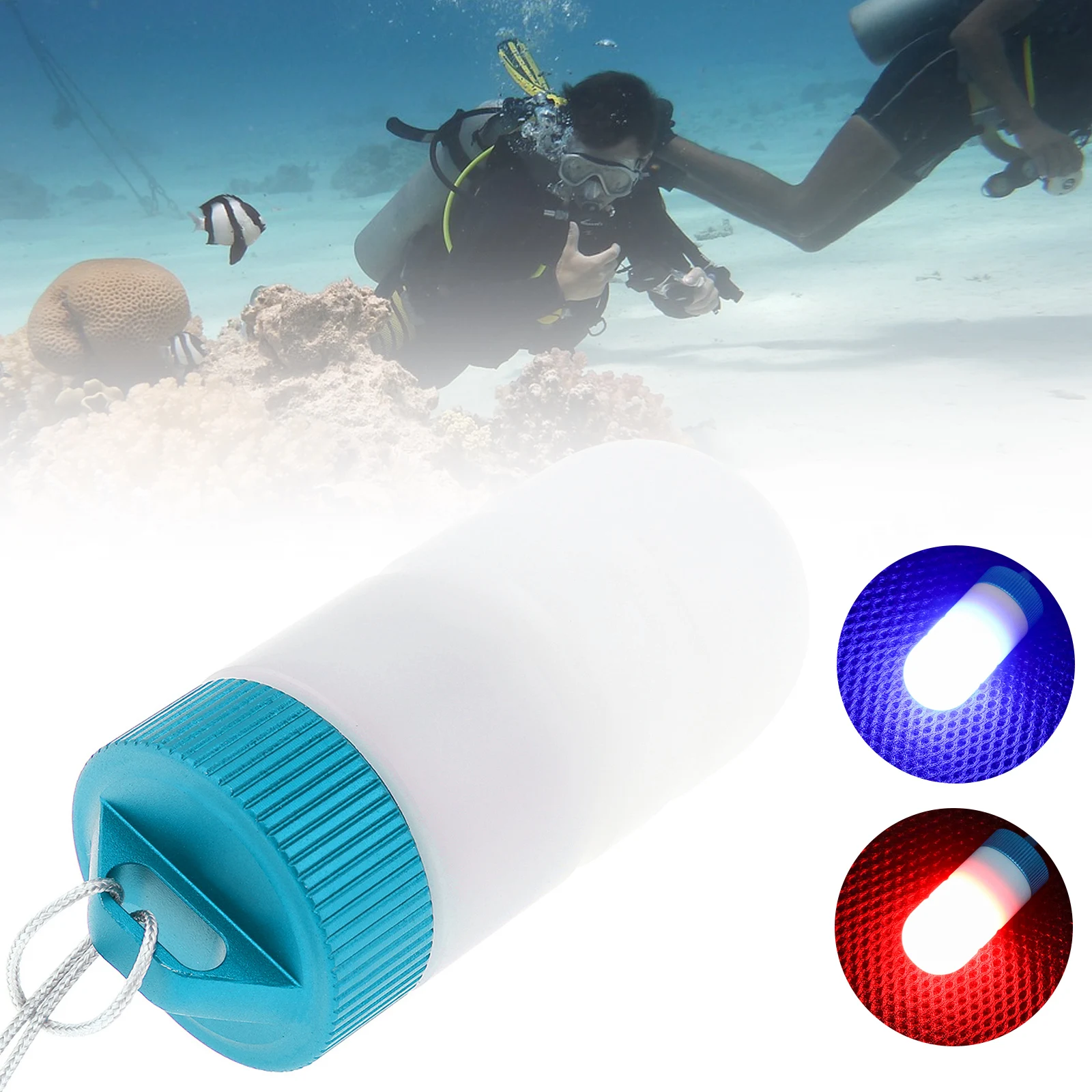 Mini Underwater 200m LED Strobe Marker Diving Signal Light for Dive ...