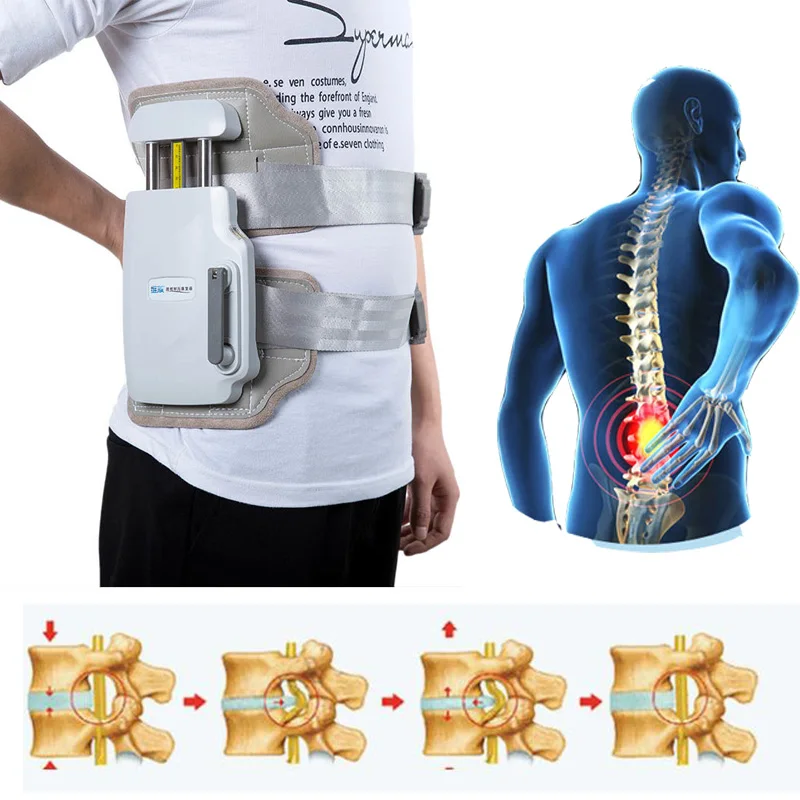 Lumbar-decompression-device-belt-tractor-Lumbar-disc-traction-Home ...