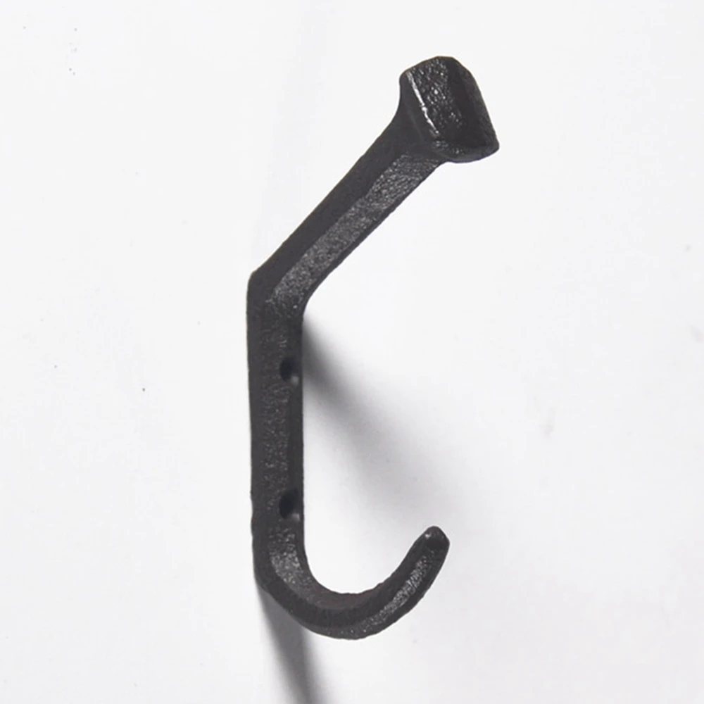 Storage-Cast-Iron-Black-Spiked-Hooks-Wall-Mounted-Storage-Coat-Hooks ...