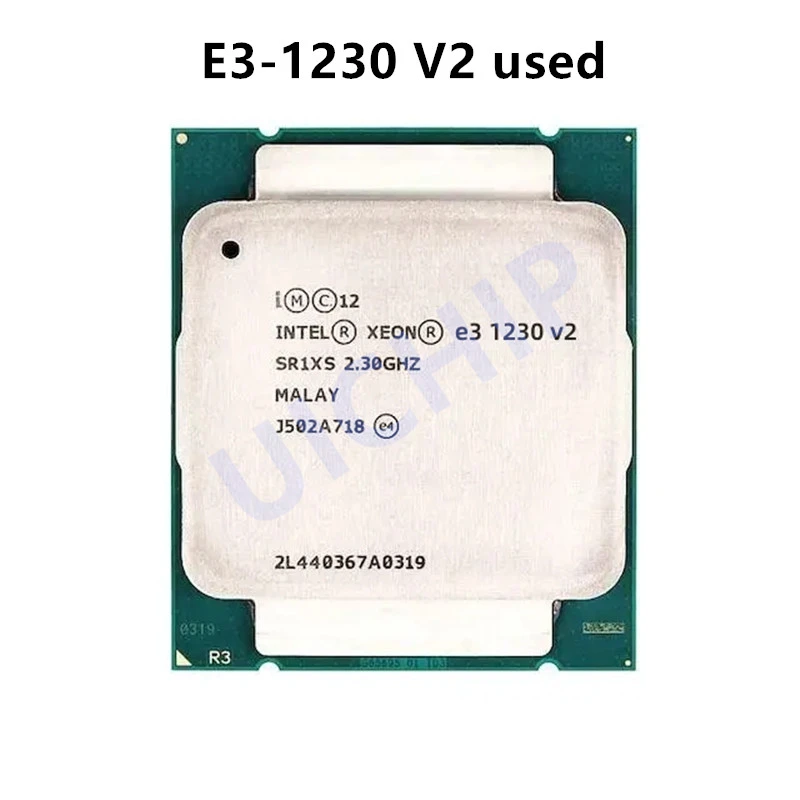 100% Original Xeon E3-1230 V2 e3 1230 V2 3.3GHz SR0P4 8M Quad Core LGA ...