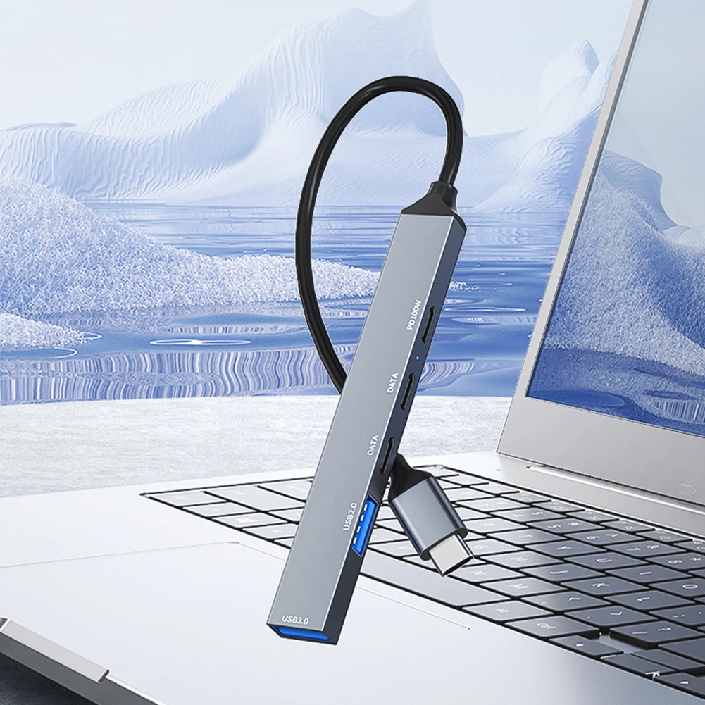 5-In-1-Multiport-Hub-Adapter-USB3-0-5Gbps-Expansion-Dock-Hub-PD-100W ...