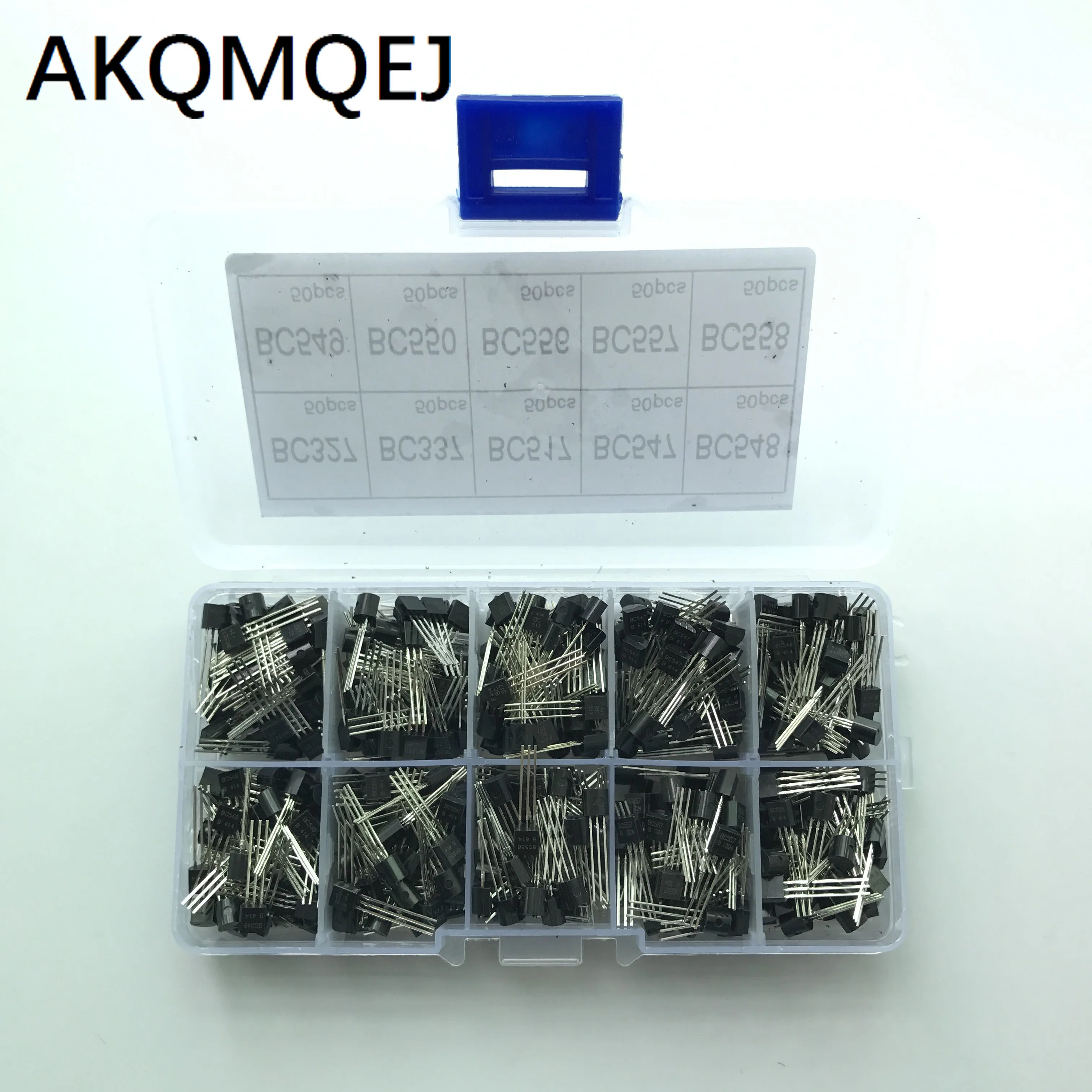 500PCS-inline-transistor-sample-box-NPN-TO-92-PNP-BC327-BC337-BC55-8 ...
