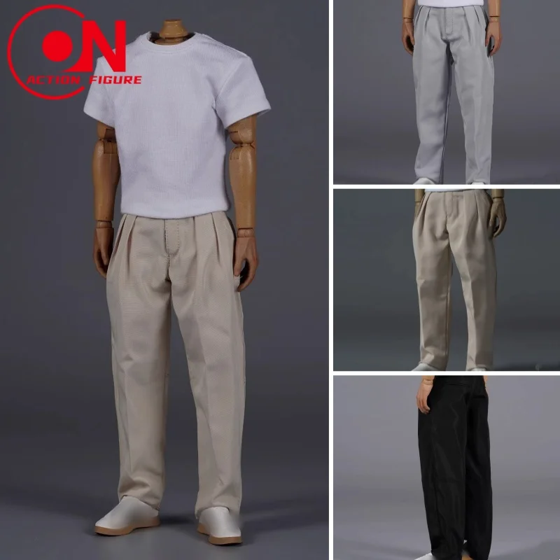 AFS X012 1/6 Scale Male Fashion Retro Loose Casual Pants Model Fit 12 ...