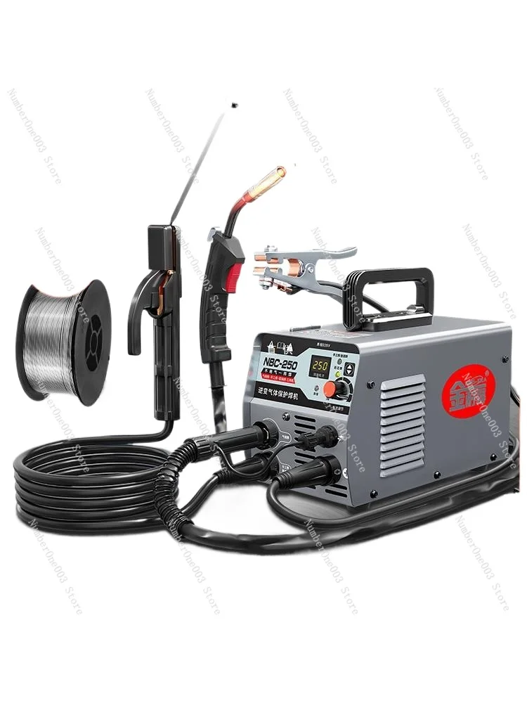 Gasless MIG Welder Gas Shielded Stainless Steel Plate Spot Welding ...