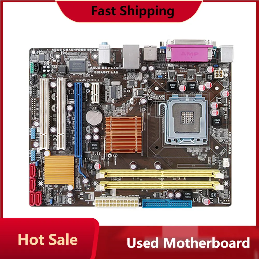 Used P5qpl-am Desktop Motherboard G41 Socket Lga 775 For Core 2 Extreme ...