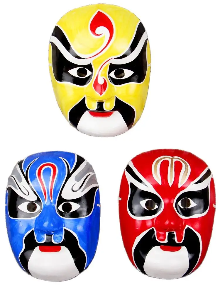 Chinese-Style-Face-changing-Props-Pulp-Peking-Facial-Makeup-Mask ...