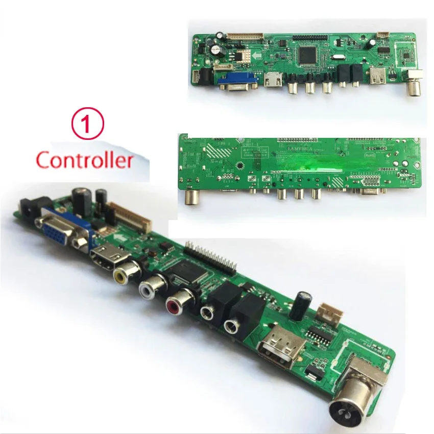 VGA-AV-USB-AUDIO-LCD-Driver-Board-TV-HDMIcontrollerV56-Universal-LCD ...