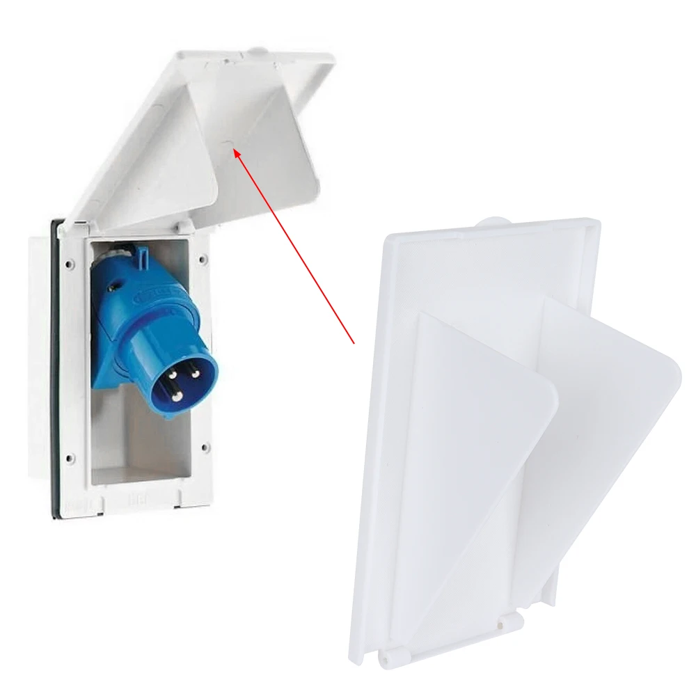 Power Outlet Replacement Cover RV External Power Inlet Weatherproof ...