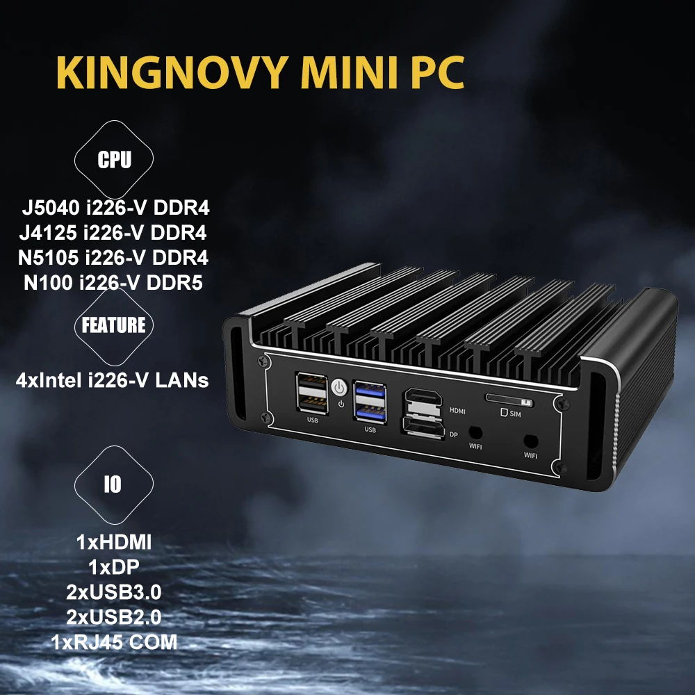 Security-Firewall-With-CPU-N100-N5105-J5040-J4125-Onboard-for-Home ...