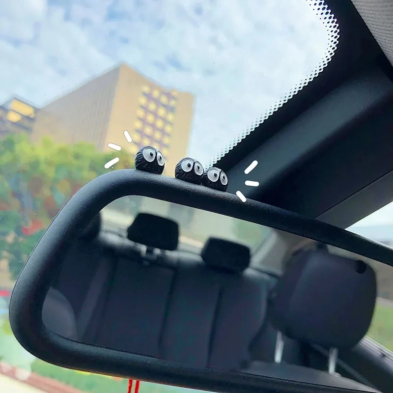5/10/20PCS Cute Black Elf Car Interior Decoration Funny Auto Center ...