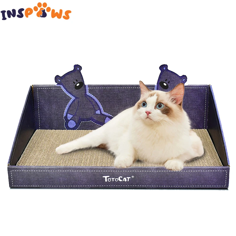 Cute Cat Scratcher Bed Cat Scratch Pad Recyclable Corrugated Cardboard ...