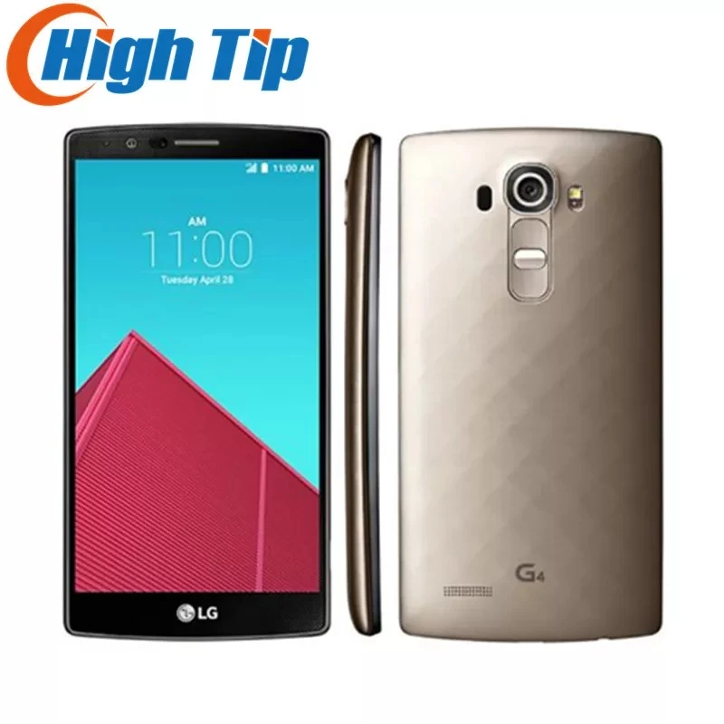 Unlocked orijinal LG G4 H815T H810 H818 Quad core 32GB ROM 16.0 MP kamera 5.5 ''1440x2560 piksel ...