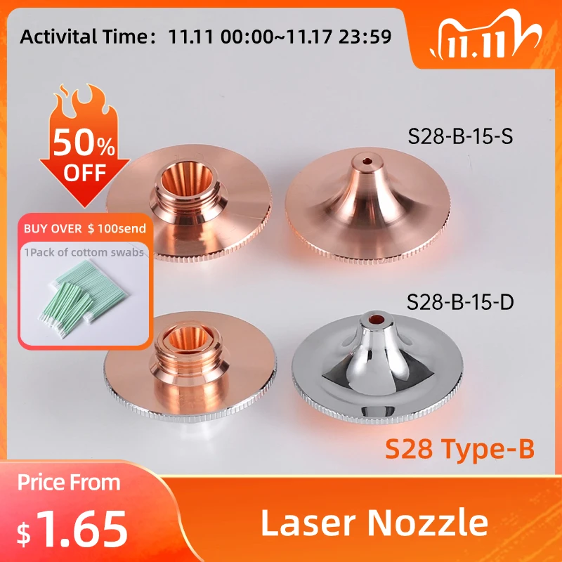 Startnow-HSG-Sonic-Laser-Nozzle-Dia-28mm-For-Precitec-Penta-Fiber ...