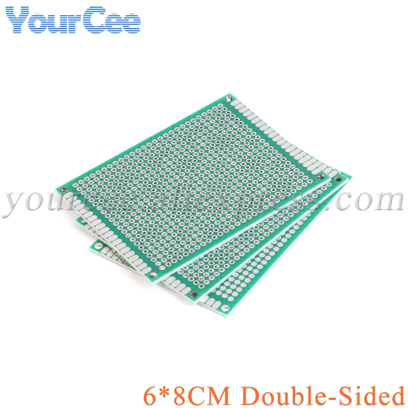 6x8cm 6*8cm Double Side Prototype Pcb Breadboard Universal For Arduino ...