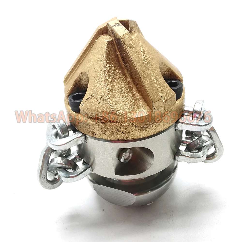 High-Pressure-Pipeline-Dredging-Cleaning-Diamond-Nozzle-Rope-Chain ...