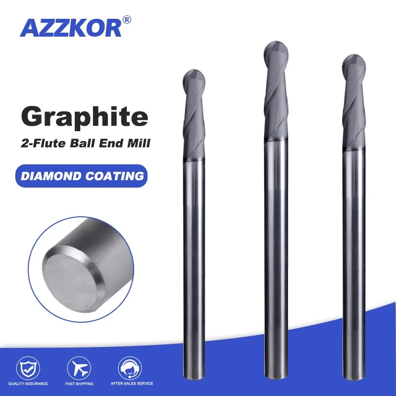 AZZKOR-Diamond-Coated-Carbide-Extended-Straight-Shank-2-4-Flute ...