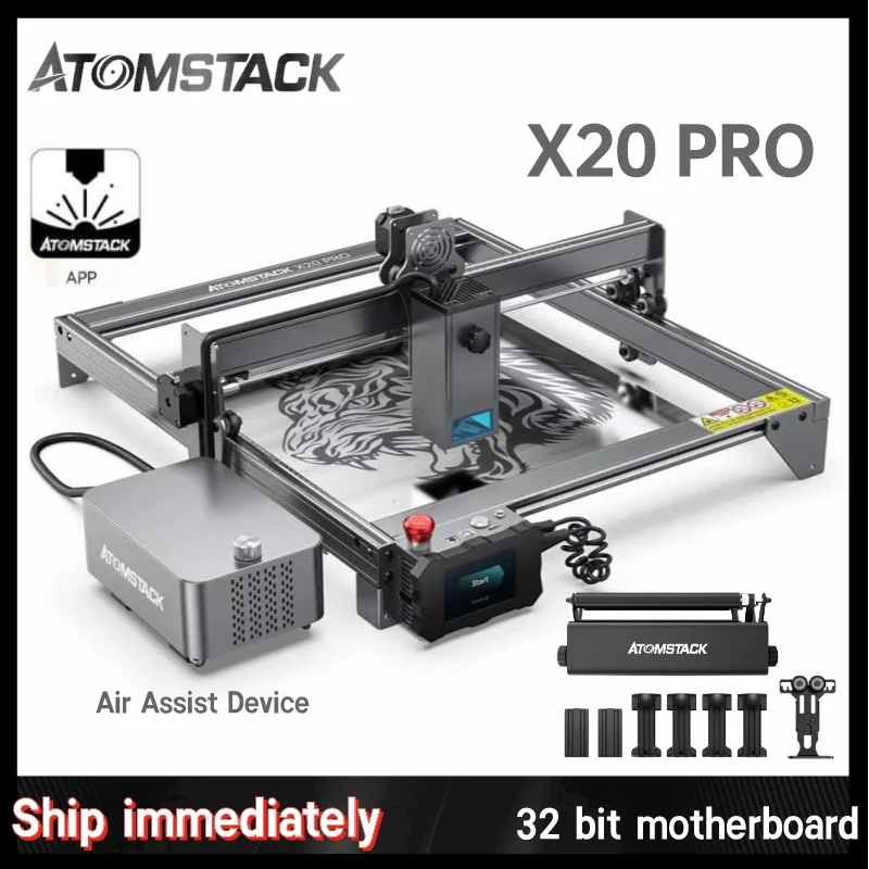 ATOMSTACK-X20-S20-Pro-130W-Laser-Engraving-Machine-Wifi-Offline-Control ...