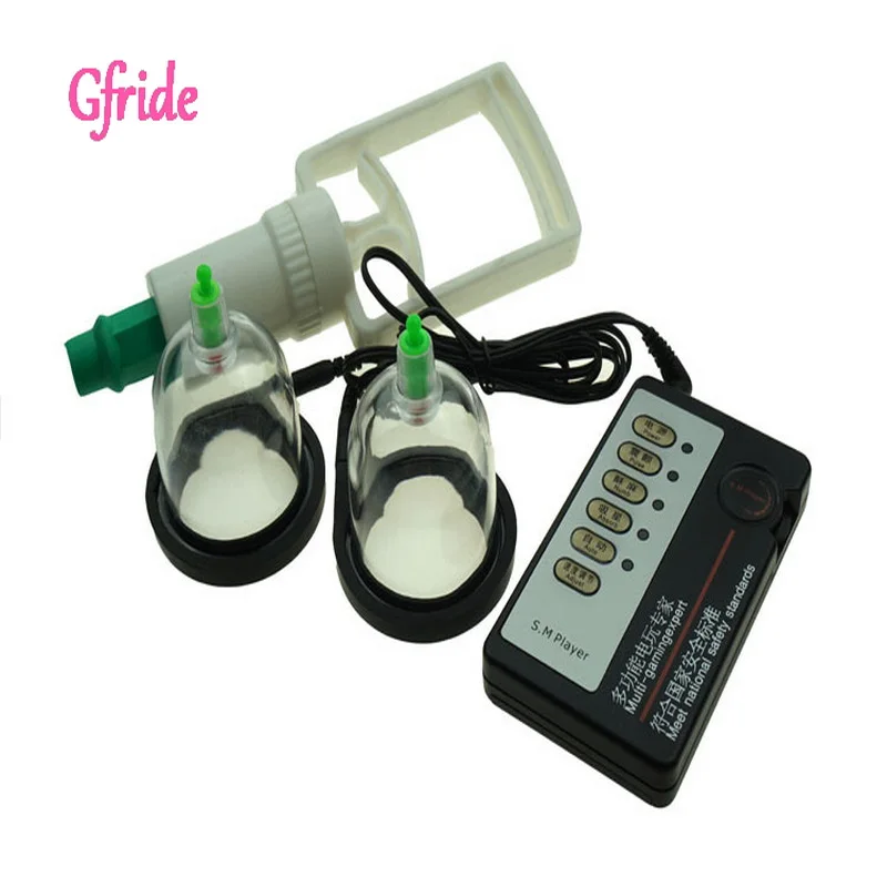Electric Shock Breast Pump Clitoral Stimulation Vacuum Cupping Device Home Pumping Breast Pump ...