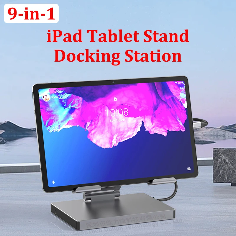 Multifuncional-multi-porta-tablet-docking-station-usb-c-hub-ipad-doca ...