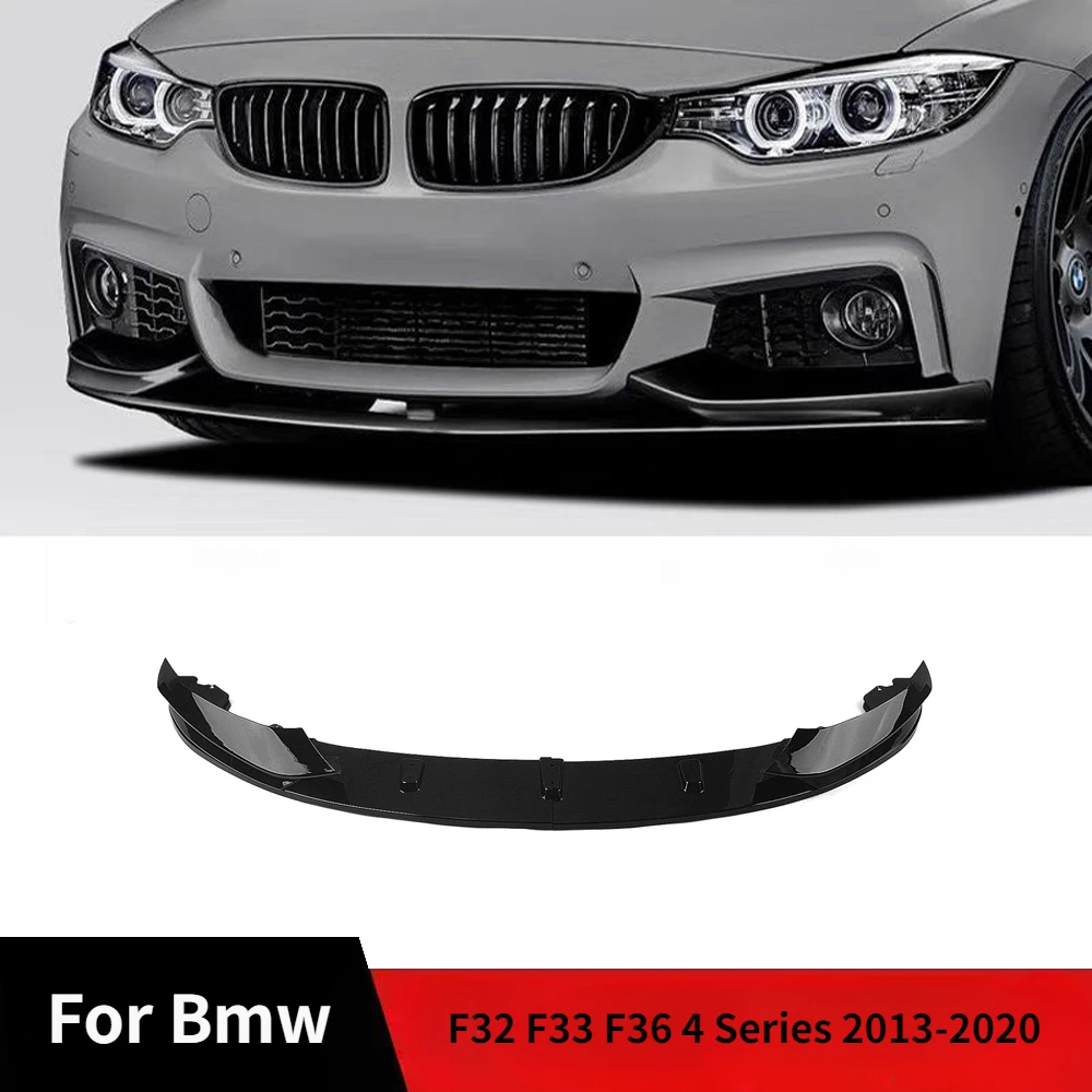 For Bmw F32 F33 F36 4 Series 2013-2020 Car Front Bumper Spoiler Lip ...