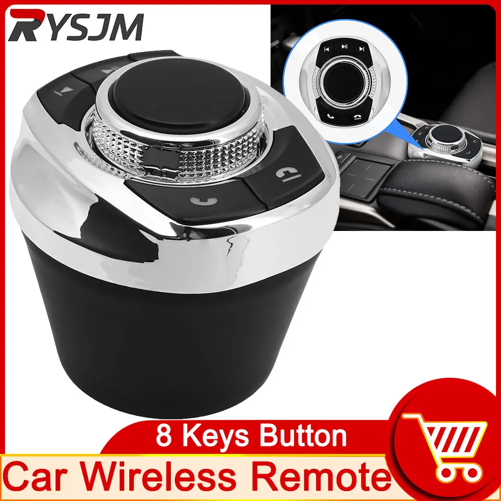 8-Keys-Multi-Function-Wireless-Car-Steering-Wheel-Remote-Control-Button ...