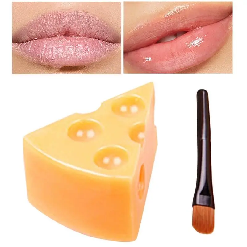 Ph-Lip-Balm-Cheese-Shaped-Lipstick-With-Lip-Brush-Natural-Lip-Care ...