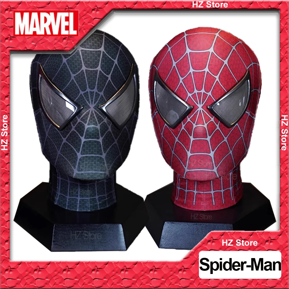 Marvel-First-Generation-Spider-Man-Mask-Toby-Maguire-Black-Digital ...