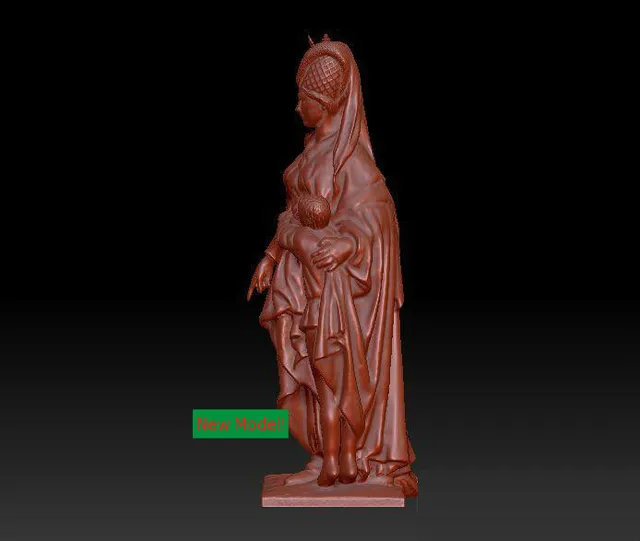 Modelo 3D Relief Stl Modelos Formato De Archivo Goddess Of Mercy ...